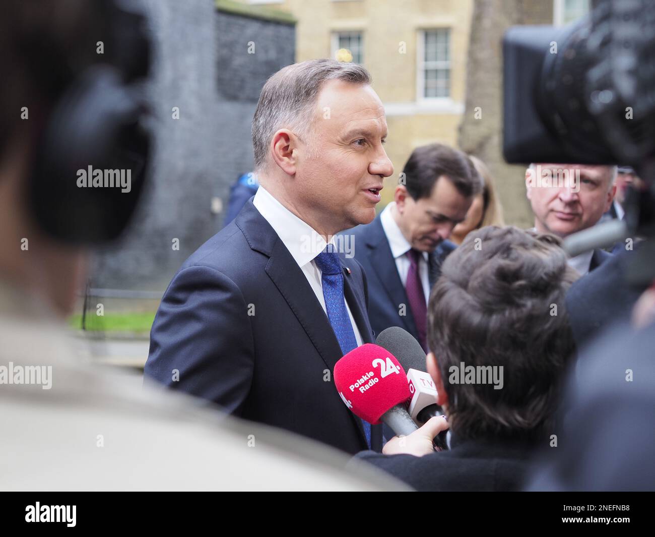 President of the Republic of Poland Andrzej Duda with a visit to London Stock Photo - Alamy