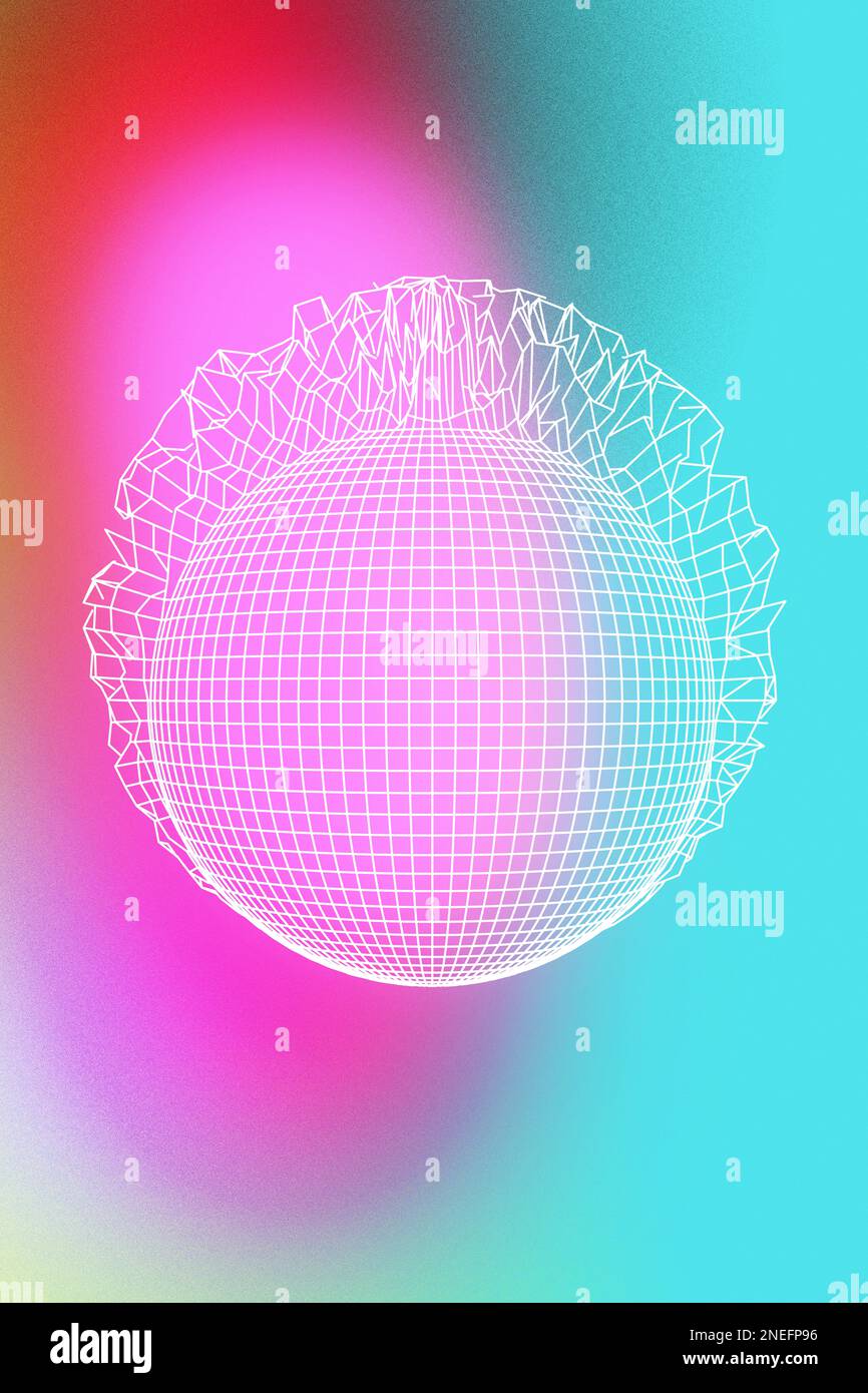 Gradient colors and Geometric shapes and Lines Stock Photo - Alamy