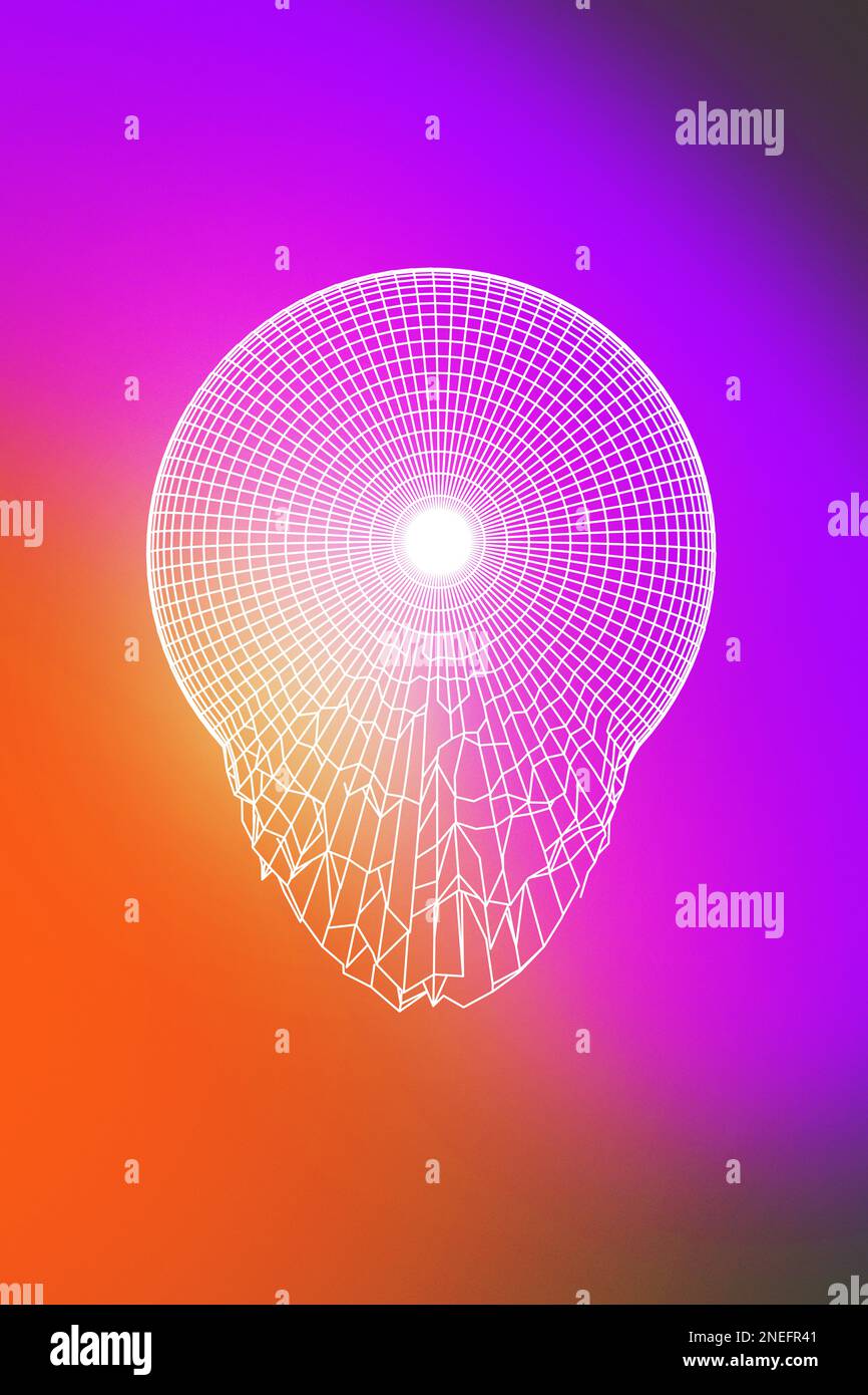 Gradient colors and Geometric shapes and Lines Stock Photo - Alamy