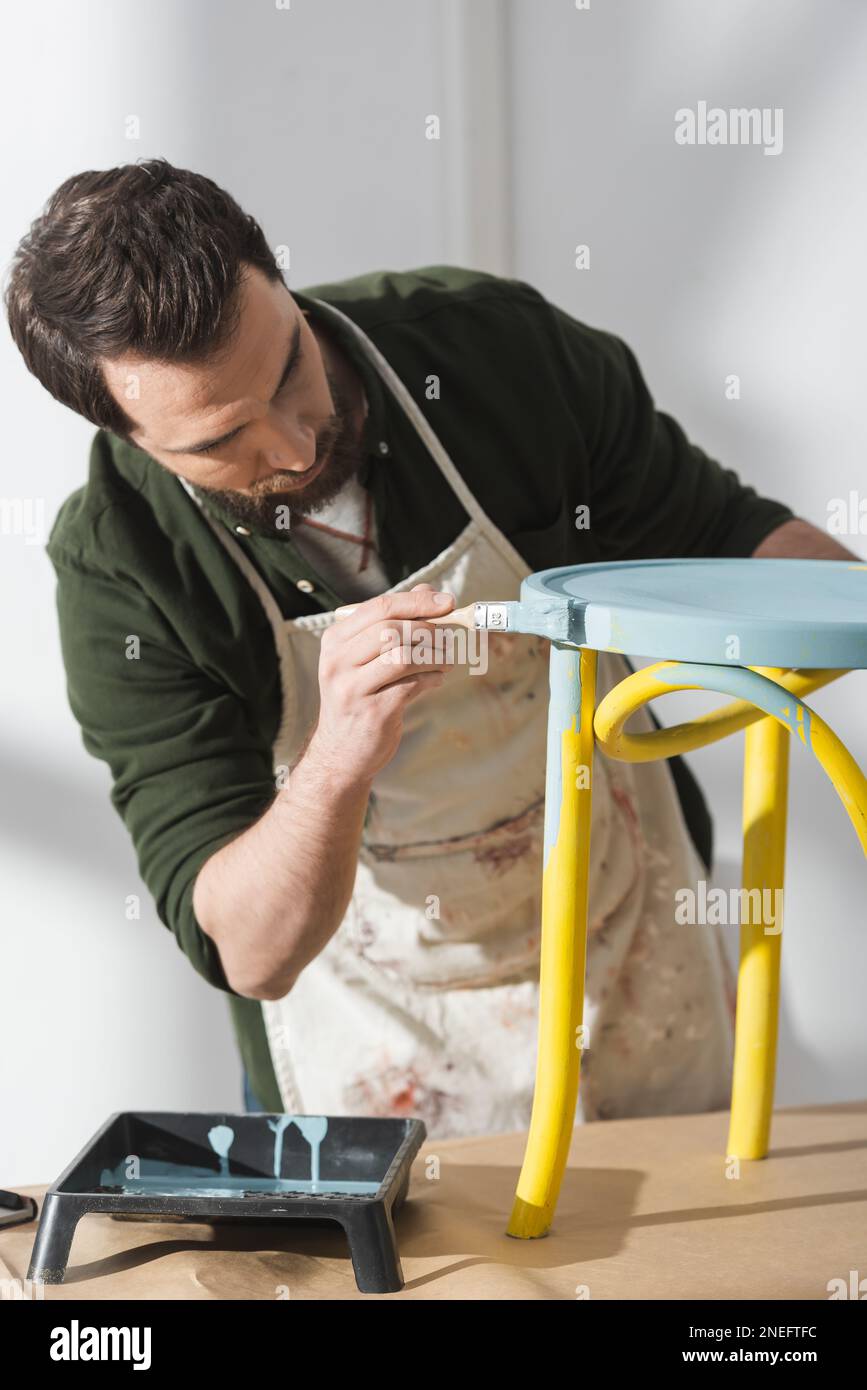 Craftsman painting hi-res stock photography and images - Alamy