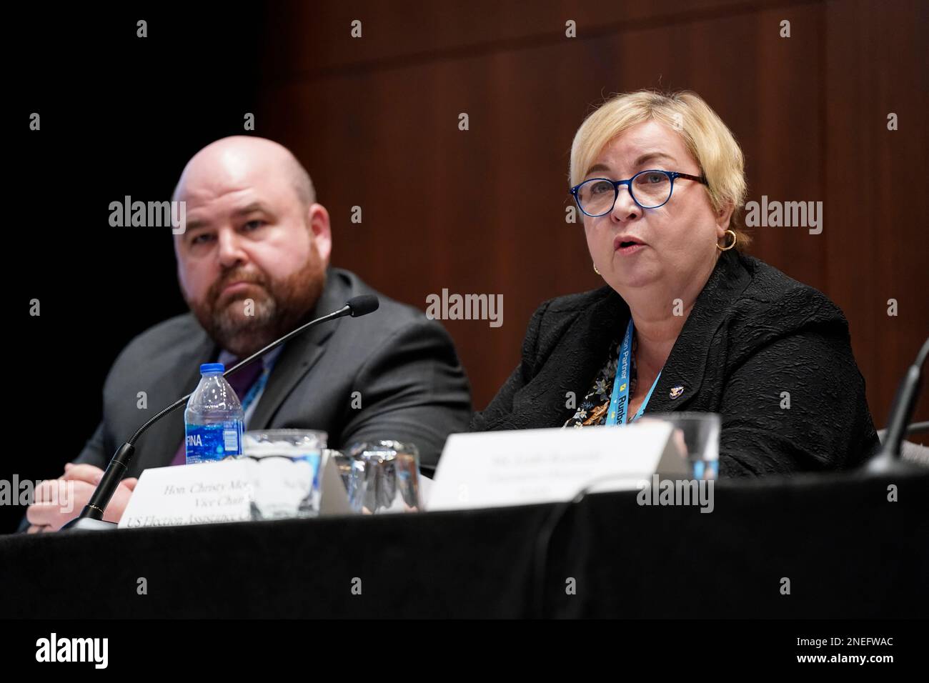 Christy McCormick, right, Vice Chair of the U.S. Election Assistance ...
