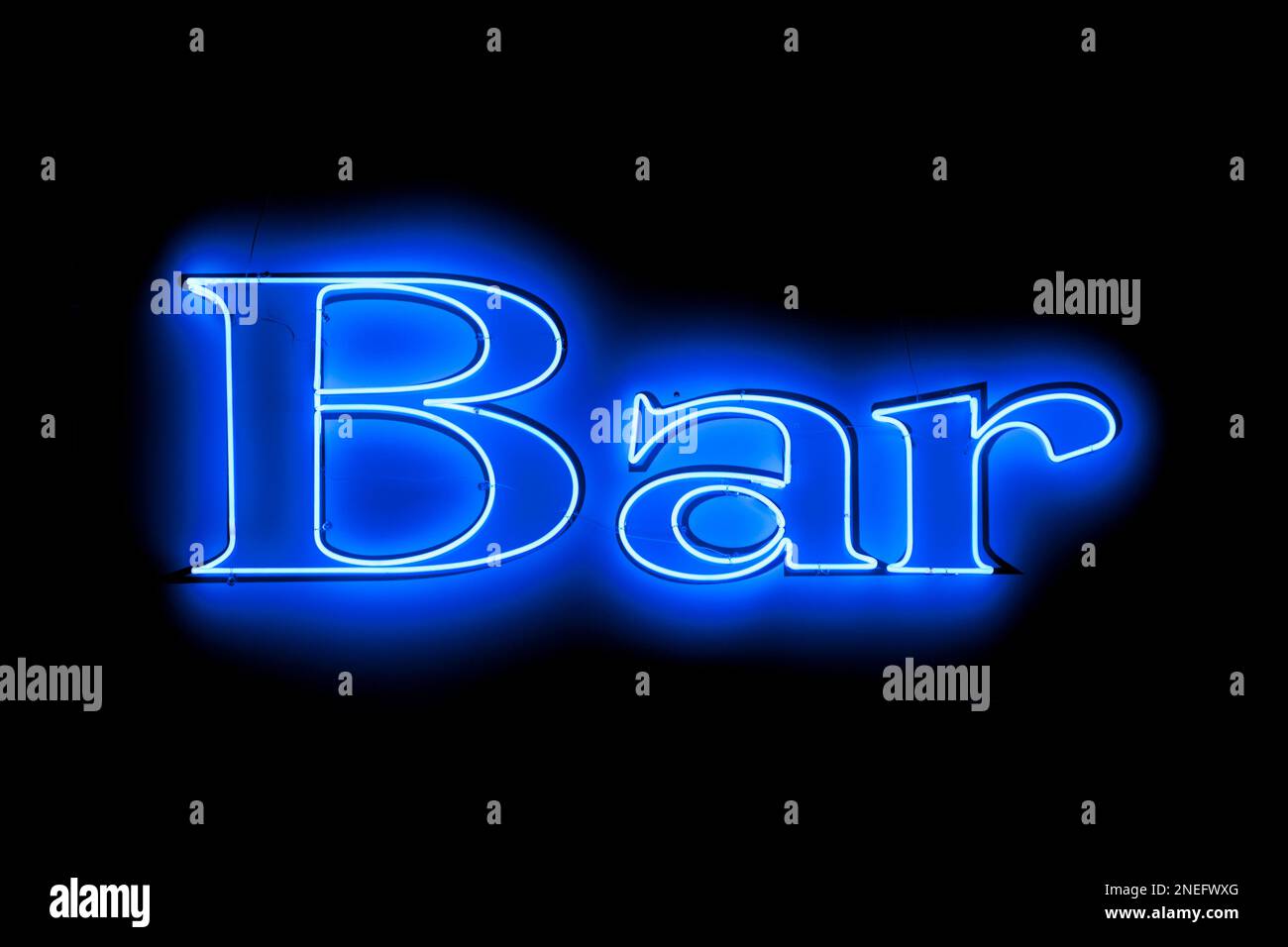 Close on neon light blue hi-res stock photography and images - Alamy