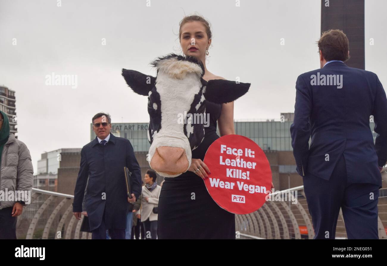 London, UK. 16th Feb, 2023. PETA (People for the Ethical Treatment of ...