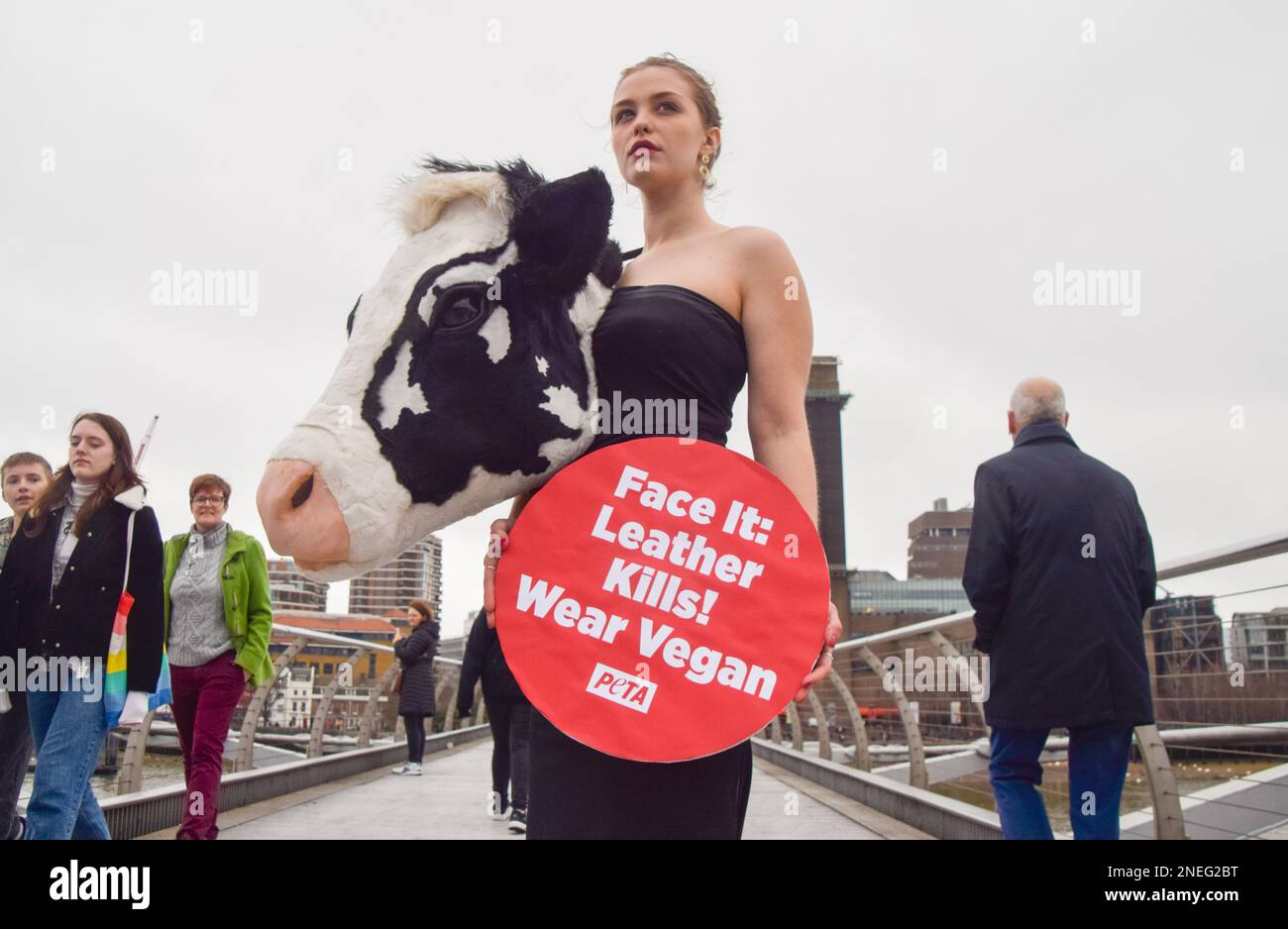 London, UK. 16th Feb, 2023. PETA (People for the Ethical Treatment of ...