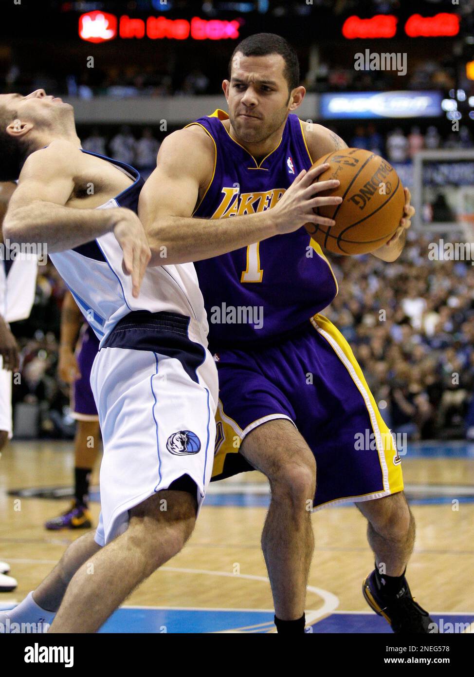 Dallas Mavericks guard Jose Juan Barea, left, of Puerto Rico and Los ...