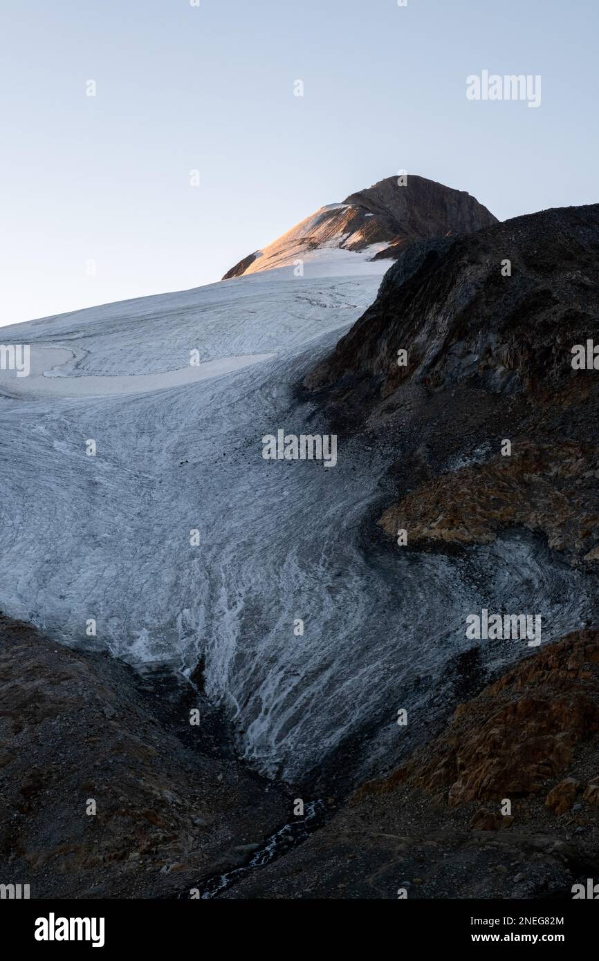 Similaun with glacier Stock Photo - Alamy