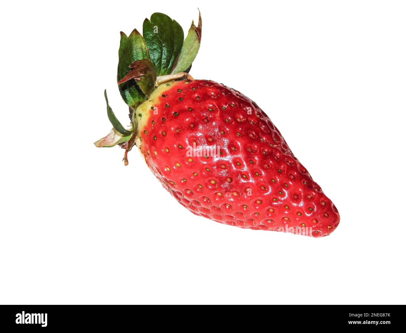 strawberry isolated on white background Stock Photo - Alamy