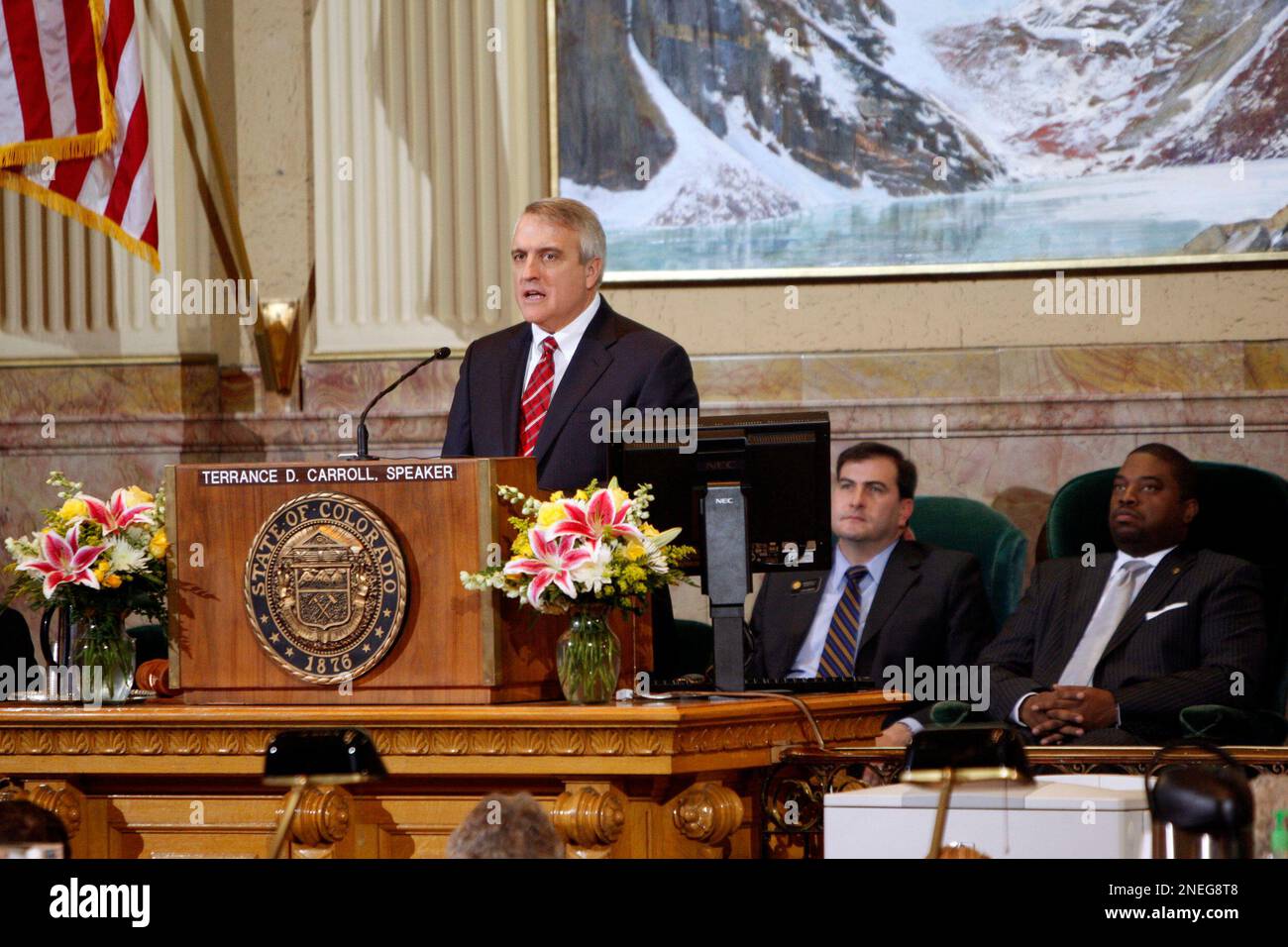 Colorado Gov. Bill Ritter delivers his his final State of State address ...