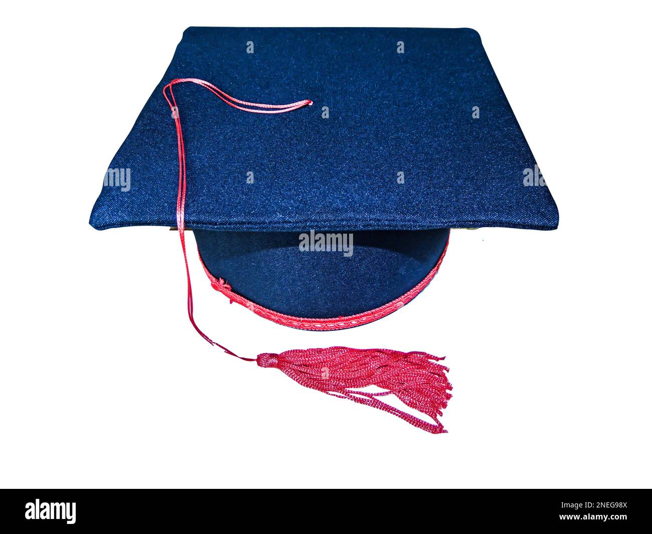 graduation hat isolated on white background Stock Photo - Alamy