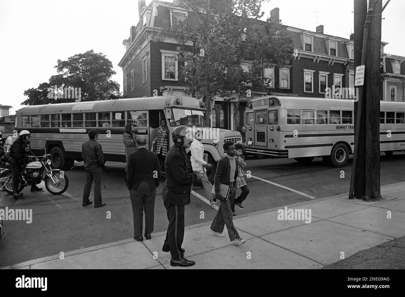 School desegregation continues at South Boston High School, Sept. 24 ...