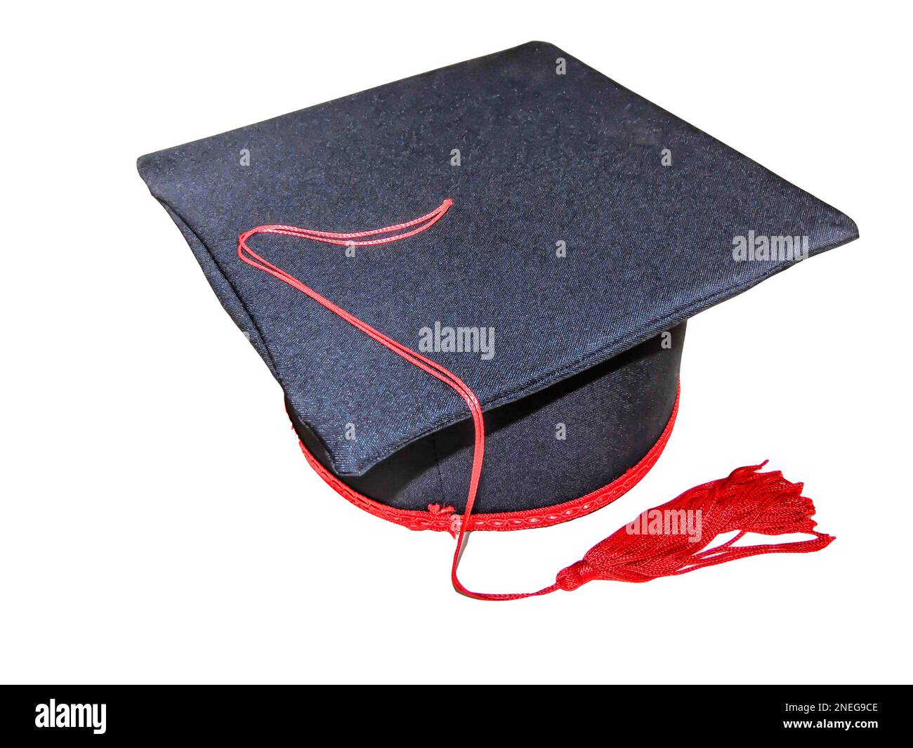 graduation hat isolated on white background Stock Photo - Alamy