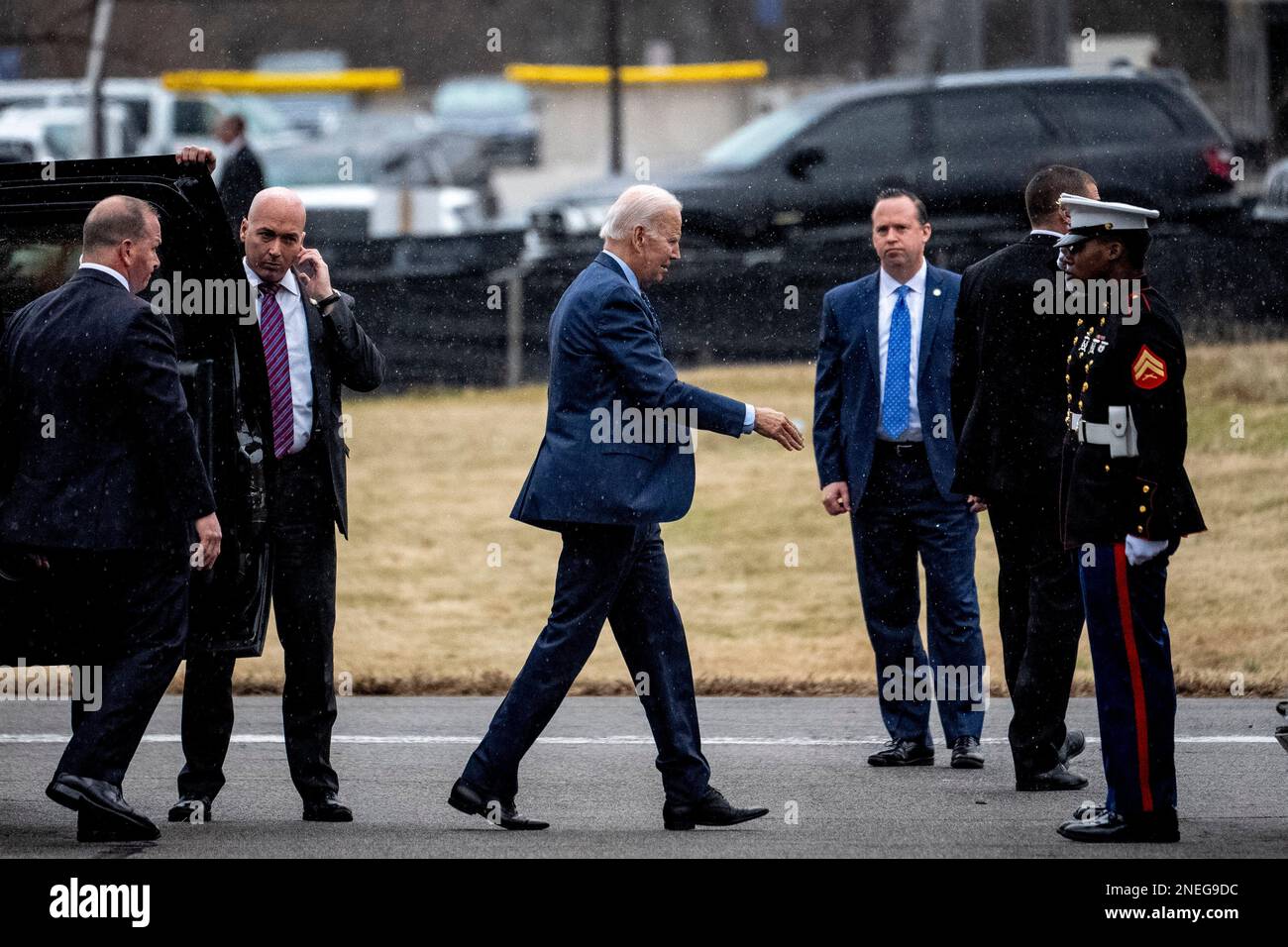 President Joe Biden departs from at Walter Reed National Military ...