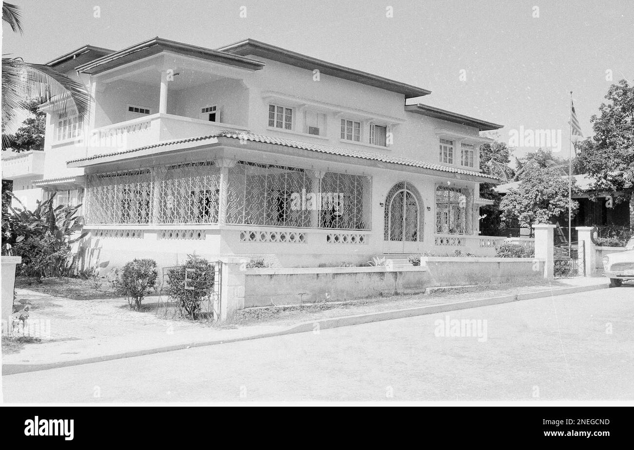 The is the Liberian Embassy in Port-au-Prince, Haiti, seen May 9, 1963 ...