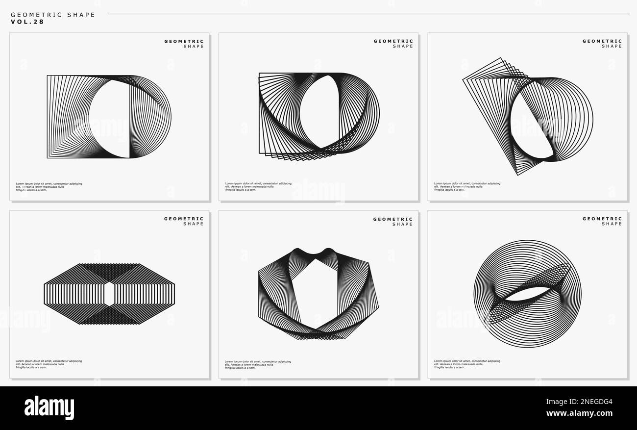 Technology Line Abstract Logo Design Vector Digital Lines Basic Shape