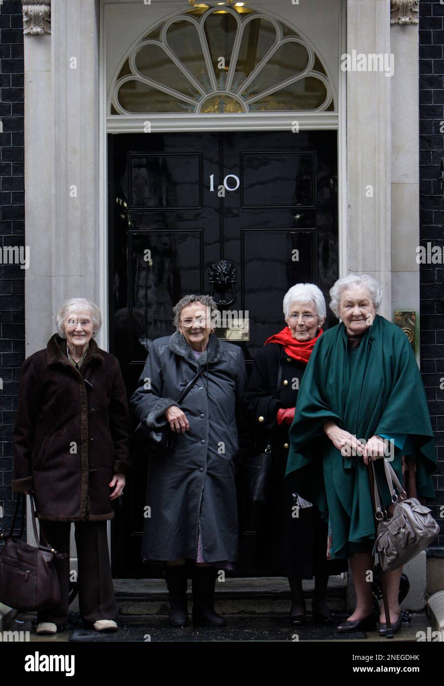From left to right, WWII era veterans of the steelworks Kit Sollitt, 90 ...