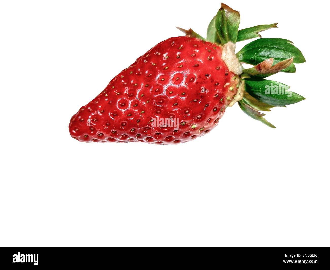 strawberry isolated on white background Stock Photo - Alamy