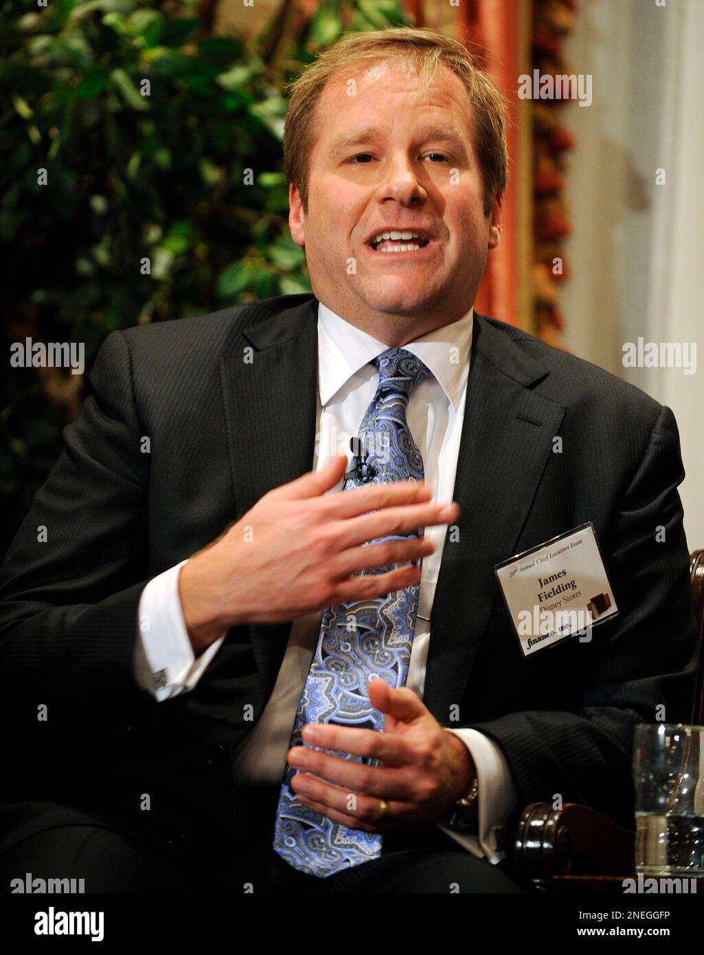 Disney Stores President James Fielding speaks at the Annual ...
