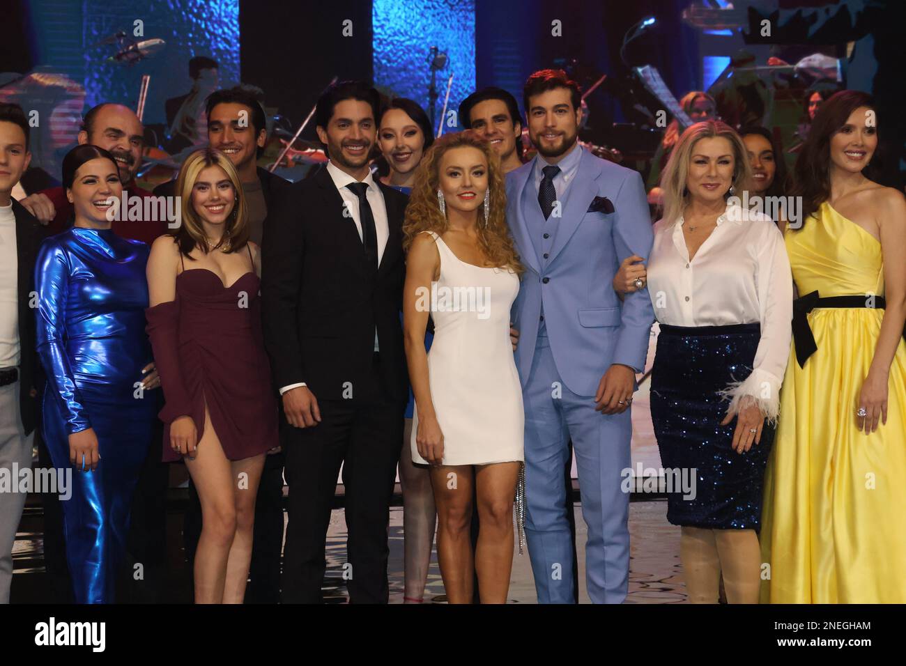 Premiere of the telenovela "El Amor Invencible" at Foro 15 of Televisa ...