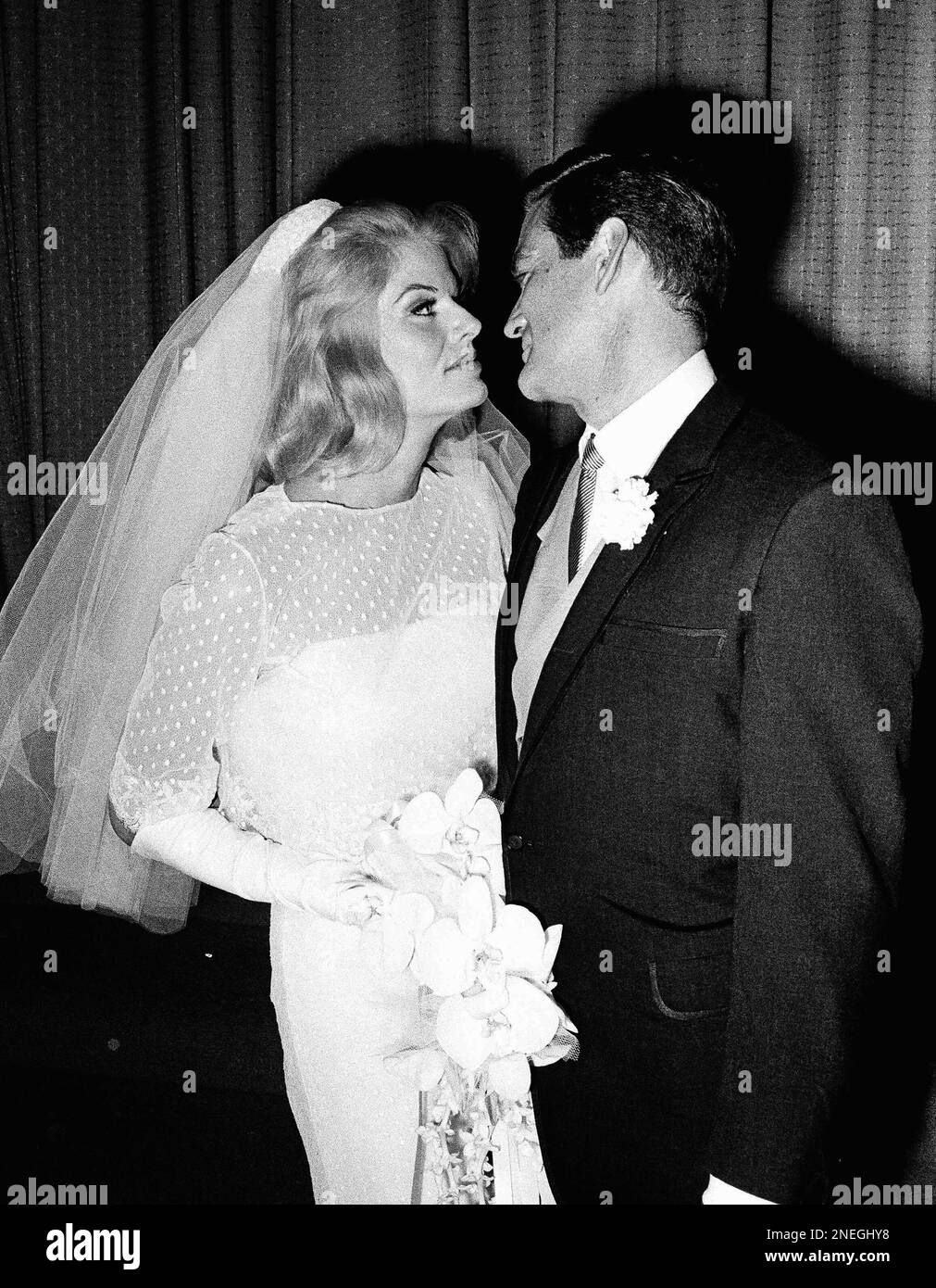 New York fashion model Mary Hilem, 25, and actor Rod Taylor, 33, a ...