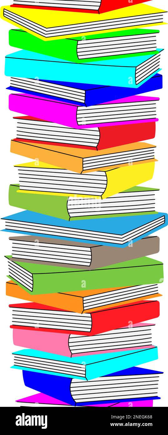 Pile of books. Bookstore, library, book shop. Literature, dictionaries, encyclopedias, planners ...