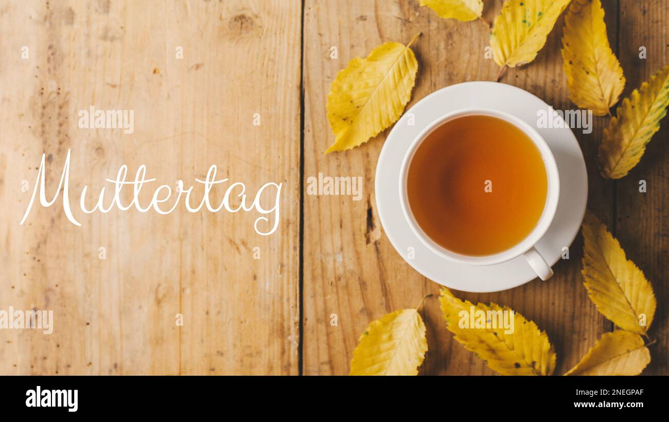 Muttertag means Mothers day Stock Photo - Alamy