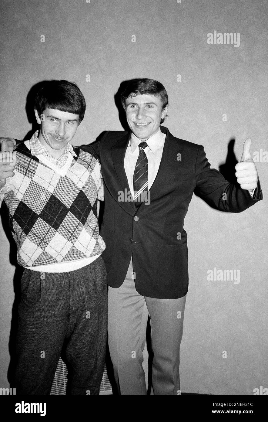 World pole vault record-holder Serguei Bubka, right, and his brother ...