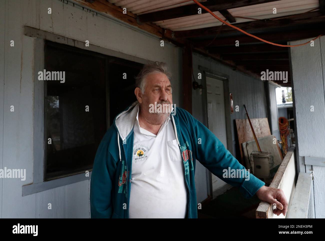 Chuck Bruehl who lives directly across the street from the Rancho ...