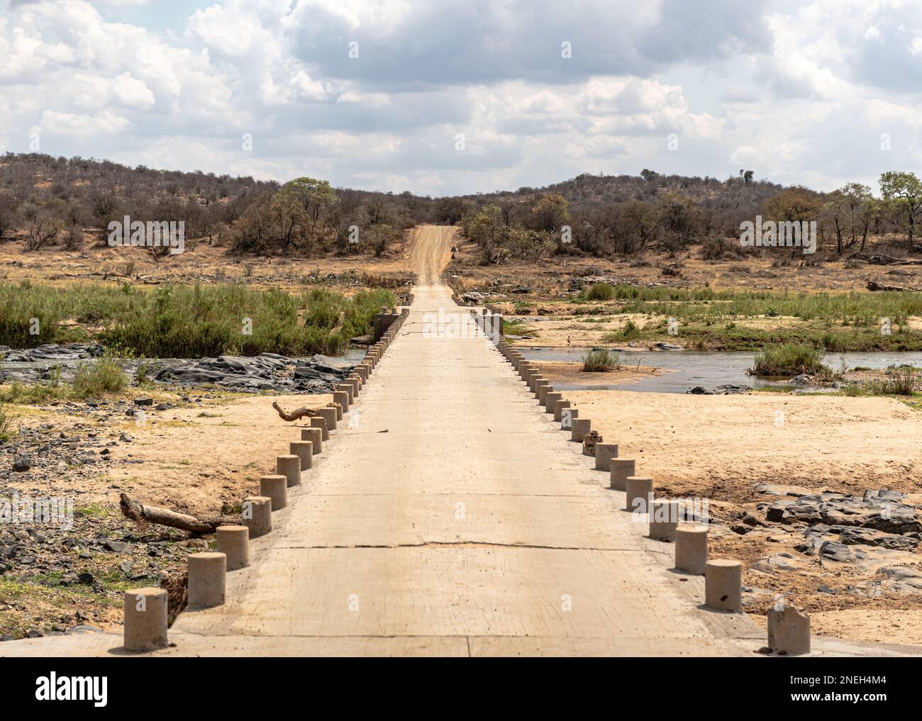 Bridge at Olifants River (Limpopo) in Kruger National Park, South ...