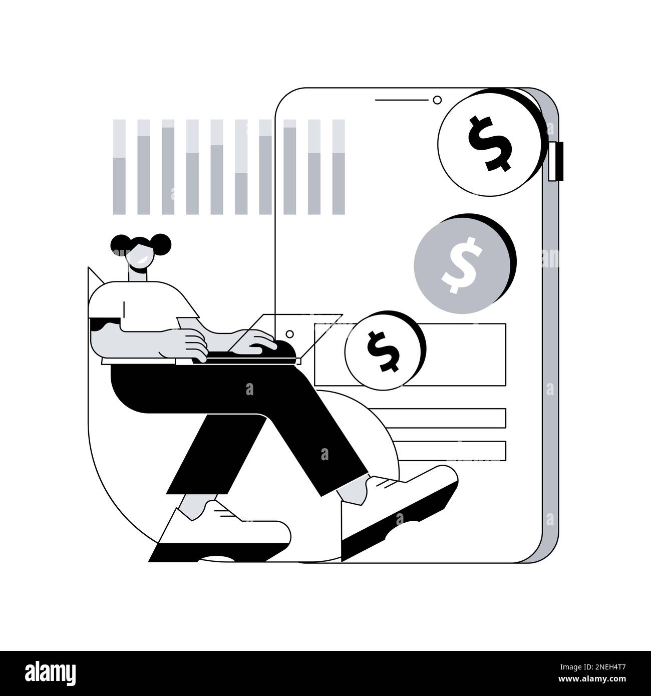 Transactional marketing abstract concept vector illustration. Sales ... Transactional marketing abstract concept vector illustration. Sales ...