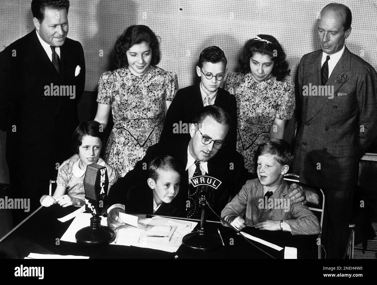 A group of British evacuees who opened a series of broadcasts to their ...