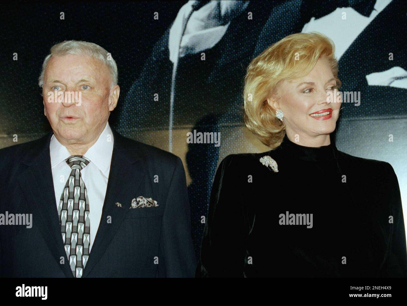 Frank and Barbara Sinatra shown at his 80th birthday celebration, Nov ...