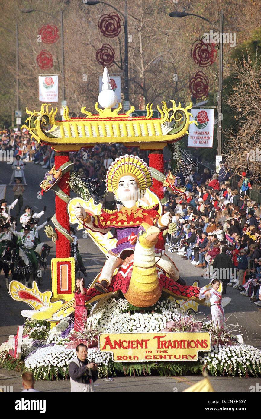 Ancient Traditions Rose Parade, Jan. 1, 1999 in Pasadena, Ca. (AP Photo ...