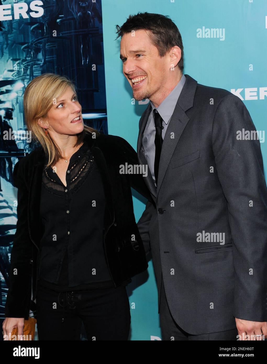 Actor Ethan Hawke and wife Ryan Shawhughes attend the premiere of ...