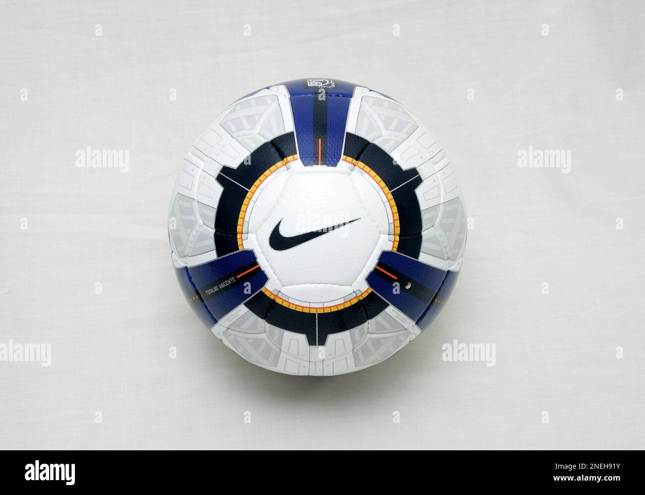 An official English Premier League soccer ball for the 2009/2010 season ...