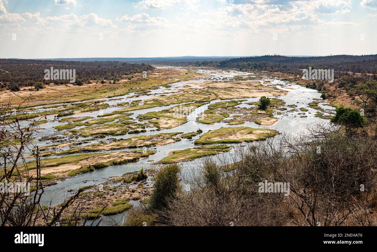 Olifants River (Limpopo) at Kruger National Park, South Africa Stock ...