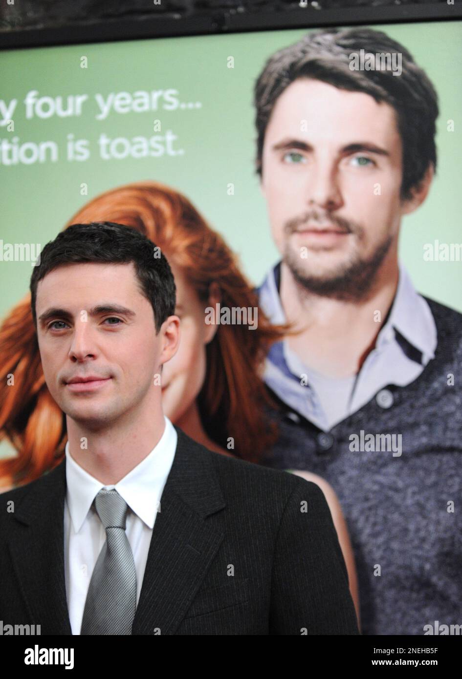 Matthew Goode attends the premiere of "Leap Year" in New York, on ...