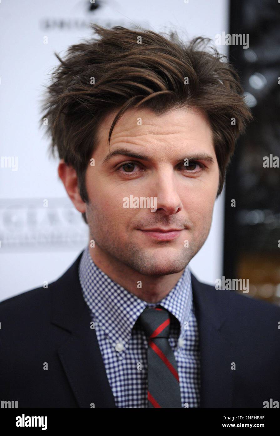 Adam Scott attends the premiere of "Leap Year" in New York, on ...