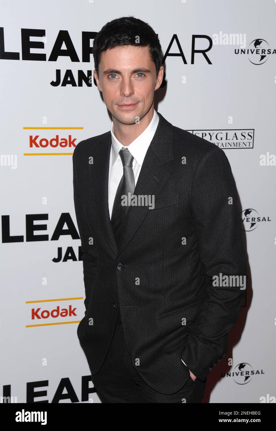 Actor Matthew Goode attends the premiere of "Leap Year" in New York ...