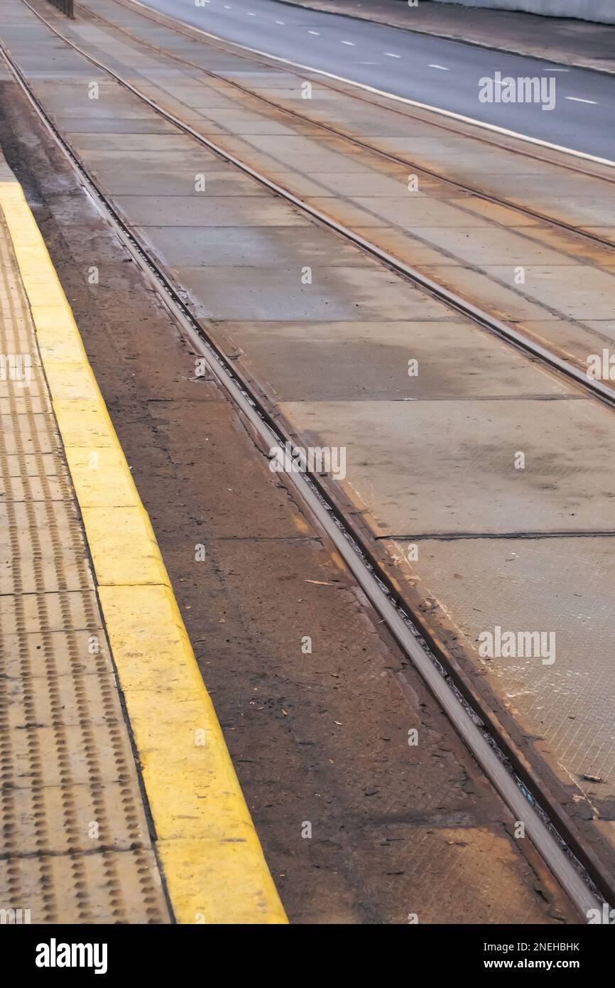 Asphalt paving train hi-res stock photography and images - Alamy
