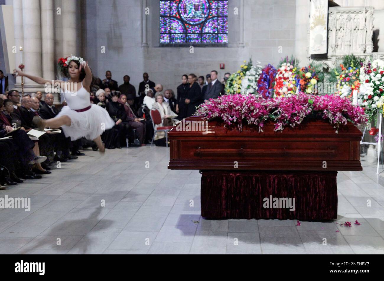 Danielle Lee Sutton, granddaughter of Percy Sutton, performs a ballet ...