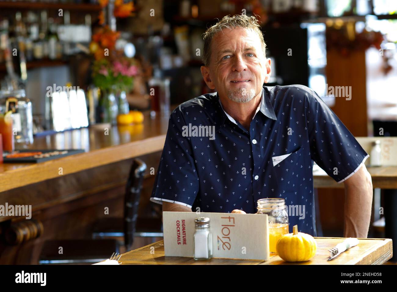 Owner Terrance Alan of Cafe Flore, in San Francisco, Ca. on Thursday ...