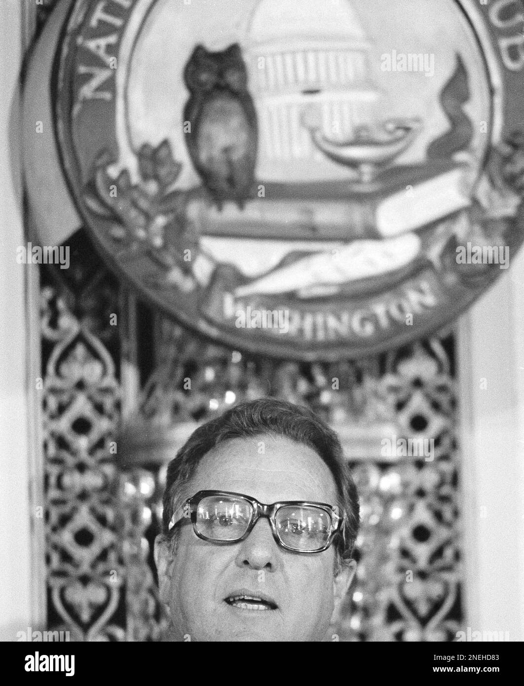 Costa Rica?s President Rodrigo Carazo Odio answers questions following ...