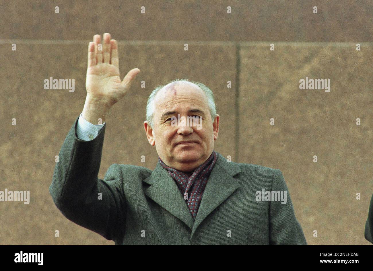 Soviet President Mikhail Gorbachev in 1990. (AP Photo Stock Photo - Alamy