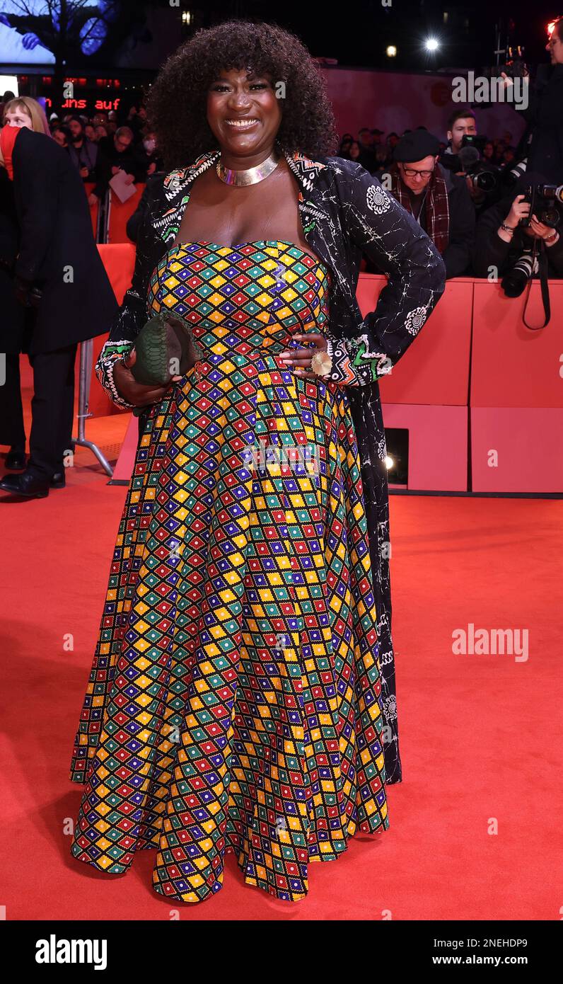 Berlin, Germany. 16th Feb, 2023. Actress Thelma Buabeng comes to the ...