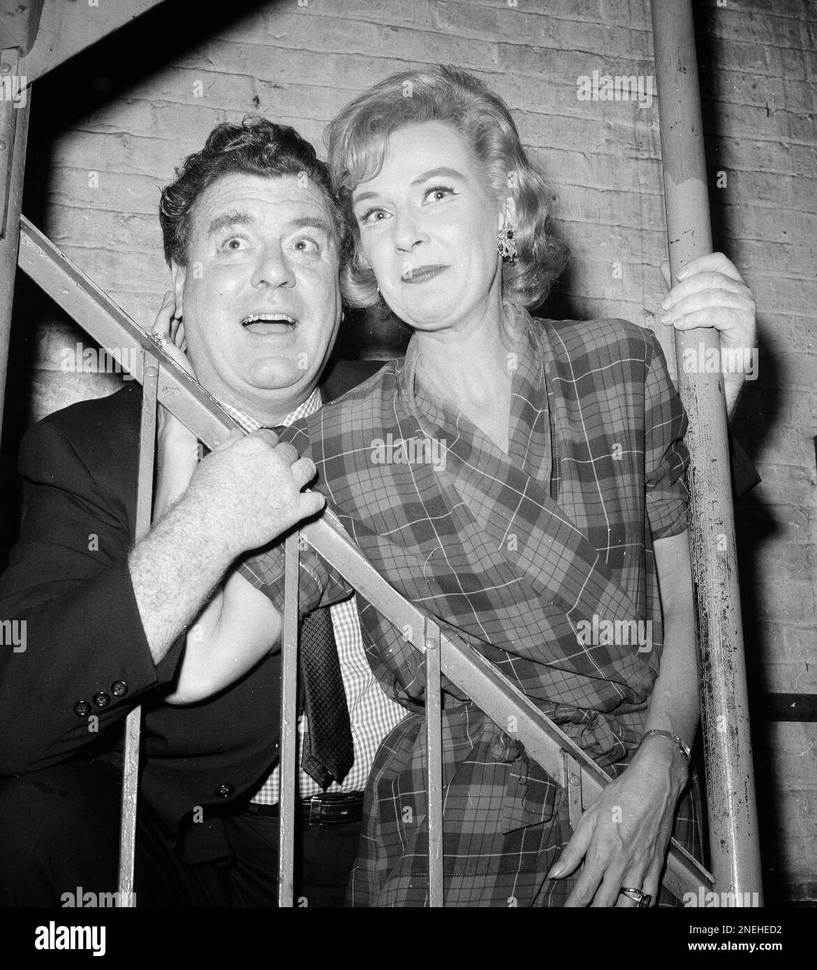 Douglas Campbell and Nancy Wickwire, appearing in ?The Golden Hour ...