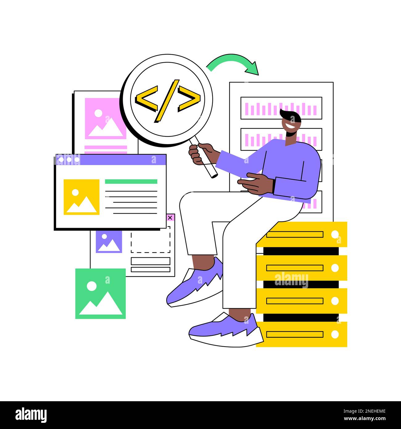 Data scraping Cut Out Stock Images & Pictures - Alamy