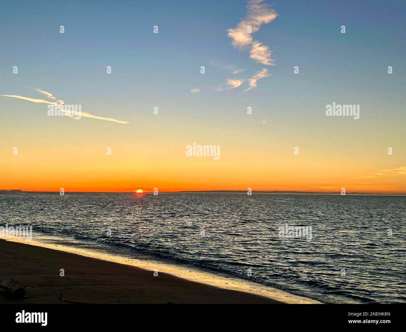 Sunset at Fort Worden Stock Photo - Alamy