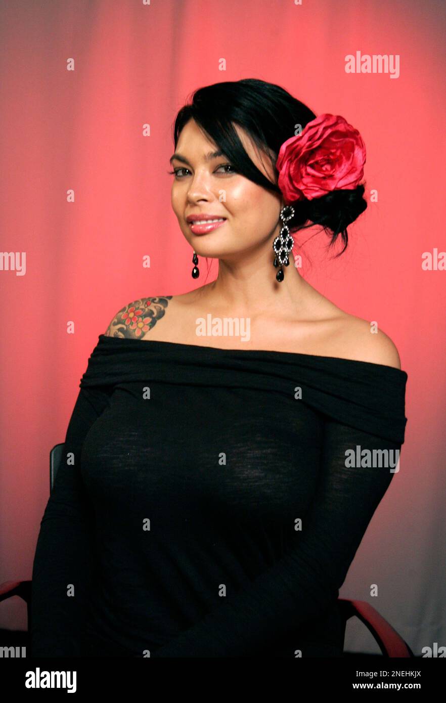 Actress and author Tera Patrick poses for a portrait Monday, Jan. 4 ...
