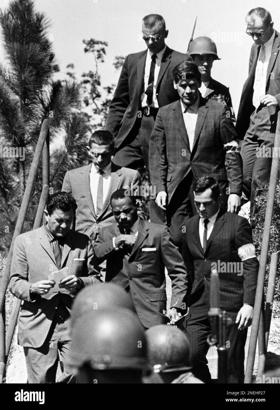 Massachusetts National Guardsmen check route for troops to travel into ...