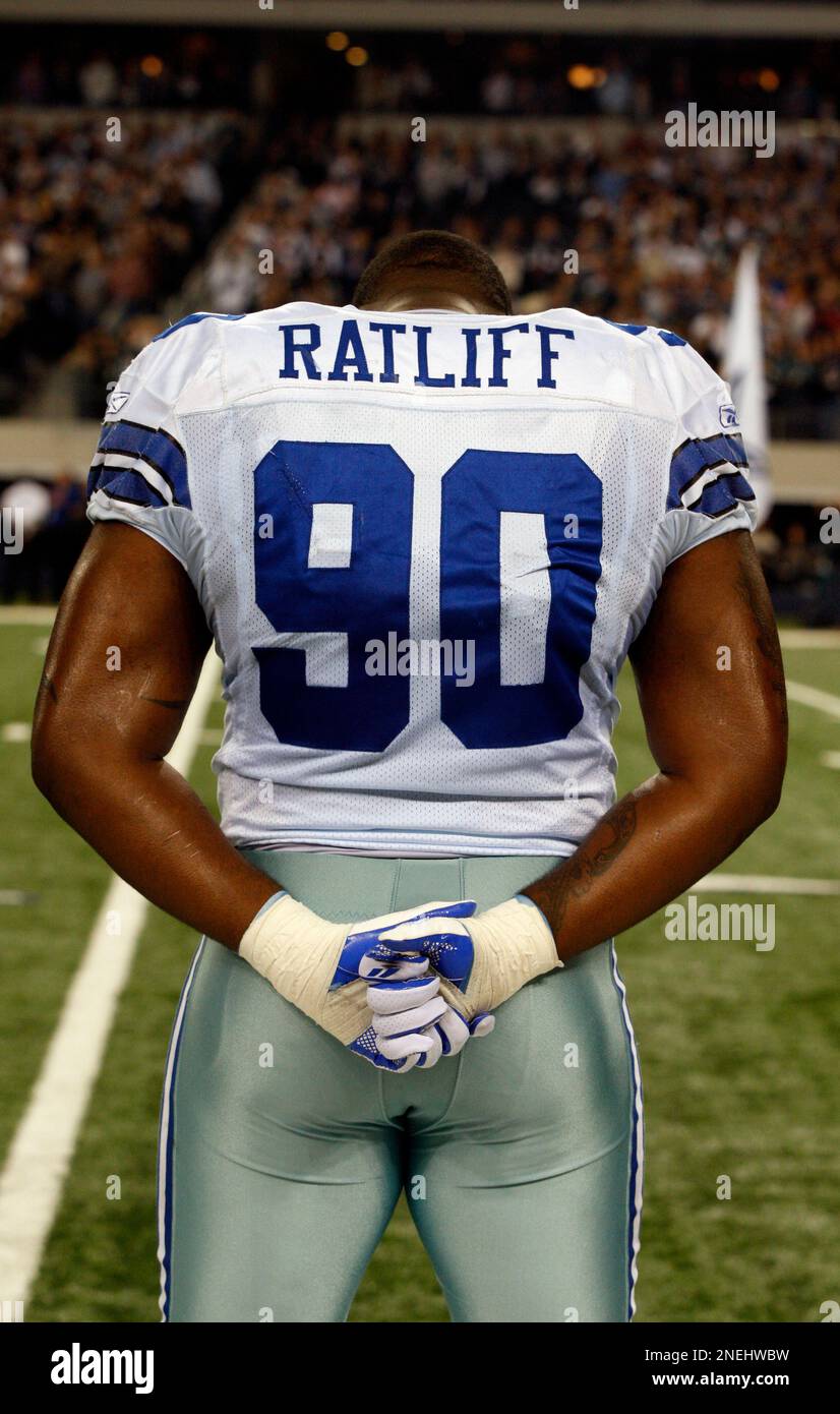 Dallas Cowboys nose tackle Jay Ratliff during an NFL football game ...